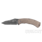 FOX 戰鬥尖峰M3半齒-折刀 - 武士刀推薦,西洋劍收藏,軍用刀專賣,zippo打火機 - 宏均國際/MASCOT世界名刀