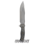 BUSSE COMBAT HELL RAZOR 2 Black Canvas Micarta 含 "Danny The Bull 手工皮套 ...