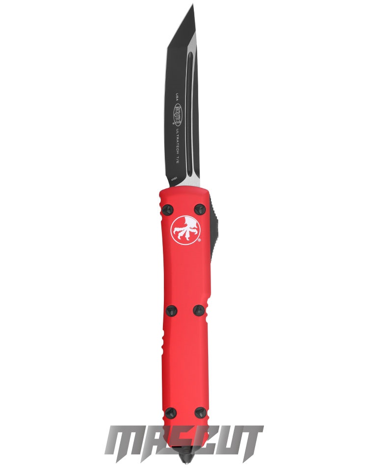 MICROTECH UT T/E BLACK STANDARD RED /紅柄 .TANTO -彈簧刀 (不二價) - 武士刀推薦,西洋劍收藏,軍用刀專賣,zippo打火機 - 宏均國際 ...